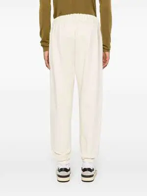 Gcds Embroidered-logo Track Pants - Neutrals