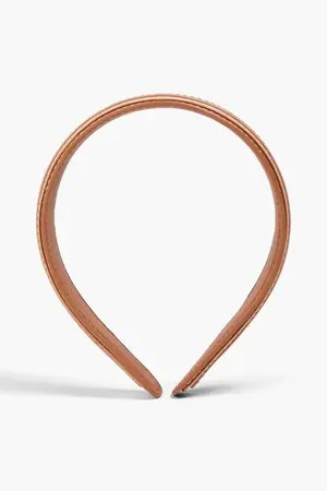 Zimmermann Leather Headband - Pastel Pink