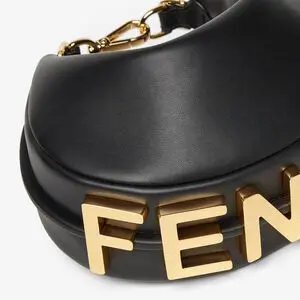 Fendi Fendigraphy Leather Bag - Black