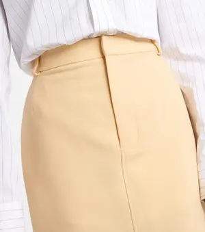 TOD'S Virgin Wool Pencil Skirt