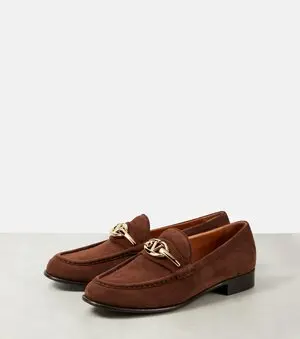 Valentino Garavani Vlogo Gate Loafers - Brown