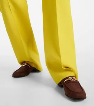 Valentino Garavani Vlogo Gate Loafers - Brown