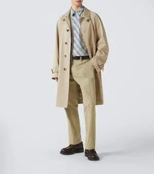 Burberry Check Cotton Shirt - Blue