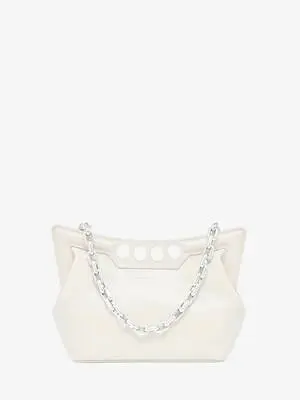 Alexander McQueen The Peak Bag Small Soft Ivory