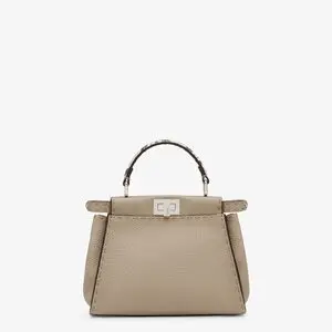 Fendi Peekaboo Mini Handbag Gray