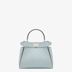 Fendi Peekaboo Mini Handbag Light Blue