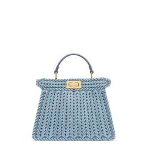 Fendi Peekaboo ISeeU Small Bag Light Blue