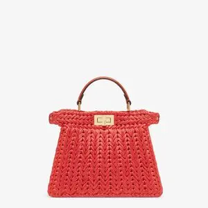 Fendi Peekaboo ISeeU Small Bag Red