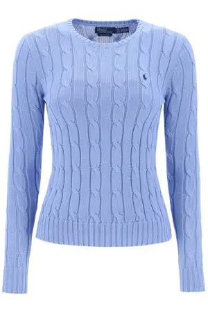 Polo Ralph Lauren Cable Knit Cotton Sweater - Celeste