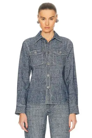 Bottega Veneta Textured Shirts For Women