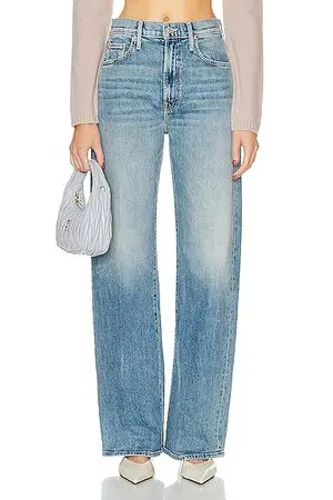 MOTHER MOTHER The Lasso Sneak Jeans Horsin Around