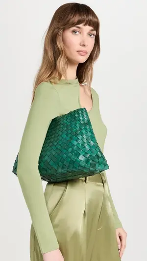 Dragon Diffusion Santa Croce Small Tote - Forest
