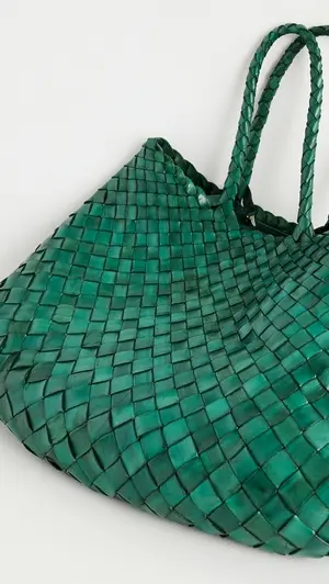 Dragon Diffusion Santa Croce Small Tote - Forest