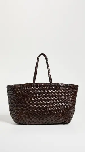 Dragon Diffusion Bamboo Triple Jump Tote - Dark Brown