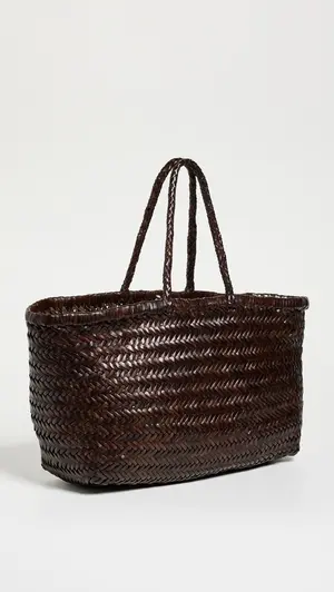 Dragon Diffusion Bamboo Triple Jump Tote - Dark Brown