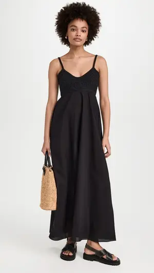 Playa Lucila Maxi Dress - Black