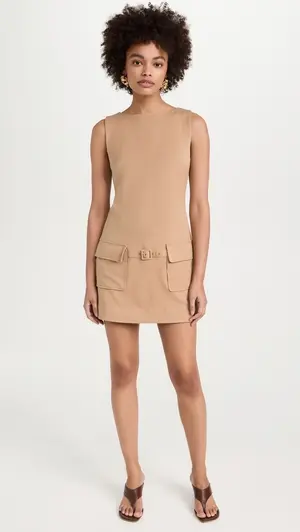 Staud Sheila Fitted Dress