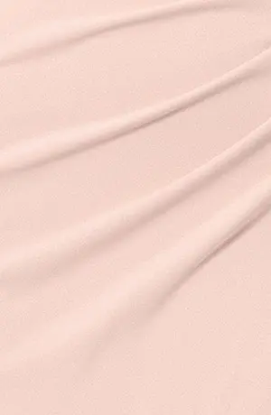 XSCAPE EVENINGS Ruffle One-shoulder Scuba Crepe Gown - Blush