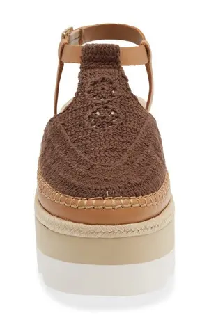 Free People Platform Wedge - Oak Combo
