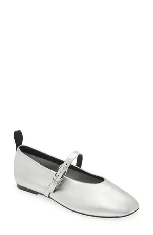 Rag & Bone Spire Mary Jane Flat - Slvr