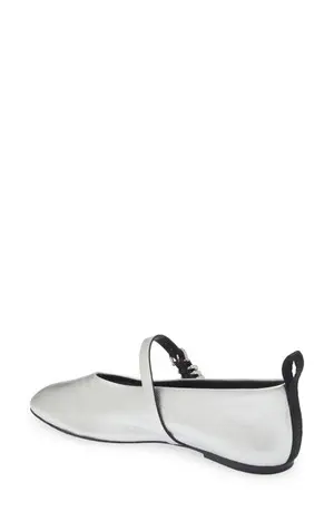 Rag & Bone Spire Mary Jane Flat - Slvr