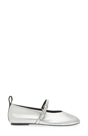 Rag & Bone Spire Mary Jane Flat - Slvr
