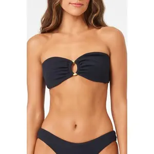 L*Space Jasper Bandeau Bikini Top - Black