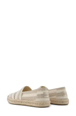 Toms Alrope Espadrille Slip-on - Natural Stripe