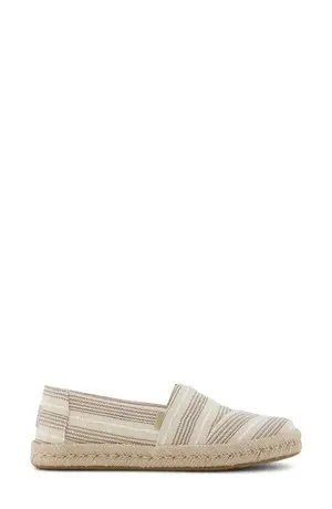 Toms Alrope Espadrille Slip-on - Natural Stripe