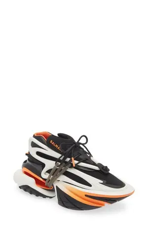 Balmain Bbold Mixed-media Sneakers