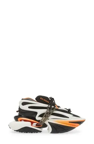 Balmain Bbold Mixed-media Sneakers