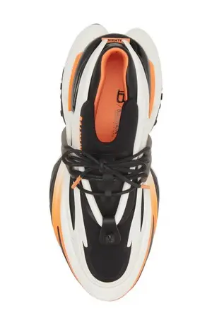 Balmain Bbold Mixed-media Sneakers