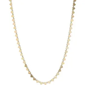 Lana Jewelry 14k Gold Heart Chain Necklace - Yellow
