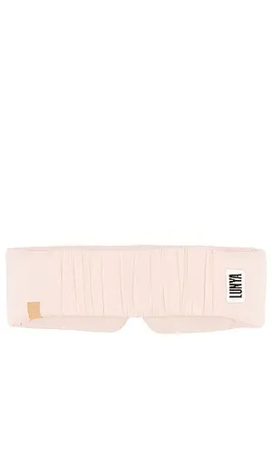 Lunya Washable Silk Sleep Mask In Blush - Delicate Pink