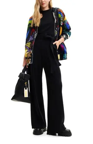 Desigual Knit Wide Leg Trousers