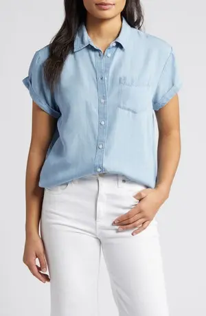 Caslon Short Shirts For Women