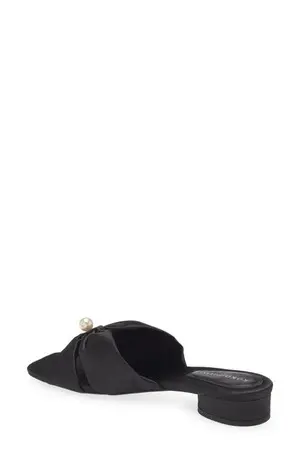 KOKO + PALENKI Tara Satin Slide Sandals