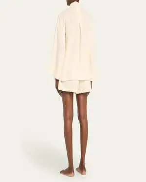 Pour Les Femmes Angel Gauze Short Pajama Set