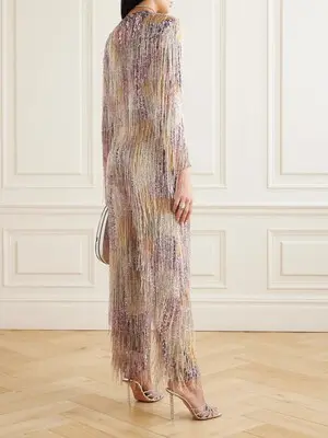 Ashish Fringed Embellished Georgette Jumpsuit