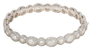 DAVID MORRIS 18-karat White Diamond Bracelet