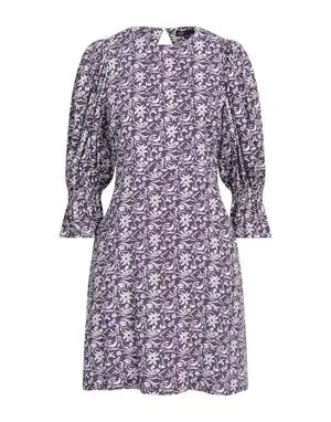 Maje Mini Floral-print Flared Dress
