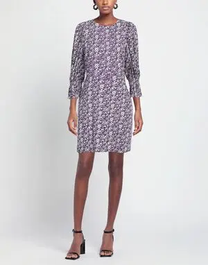 Maje Mini Floral-print Flared Dress