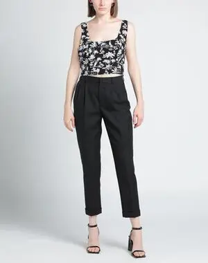Maje Cotton Hawaiian-print Crop Top