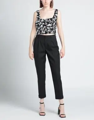 Maje Cotton Hawaiian-print Crop Top