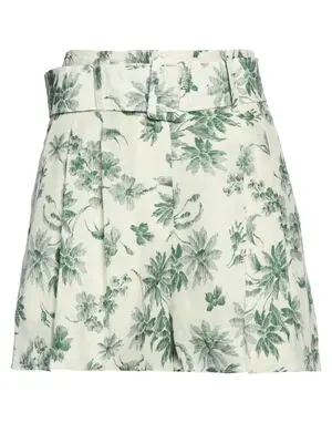 Sandro Floral-print High-waisted Shorts