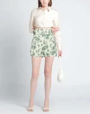Sandro Floral-print High-waisted Shorts