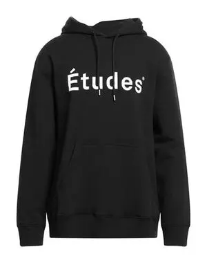 Études Studio Organic Cotton Fleece Sweatshirt - Black