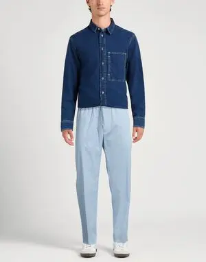 Sandro Pants Size Cotton, Lyocell, Elastane - Blue