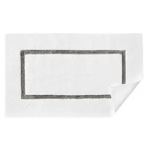 SFERRA Lindo Bath Rug, 59 X 23 - White/iron
