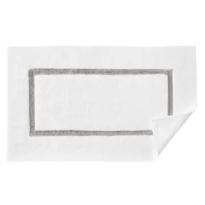 SFERRA Lindo Bath Rug, 31 X 20 - White/gray